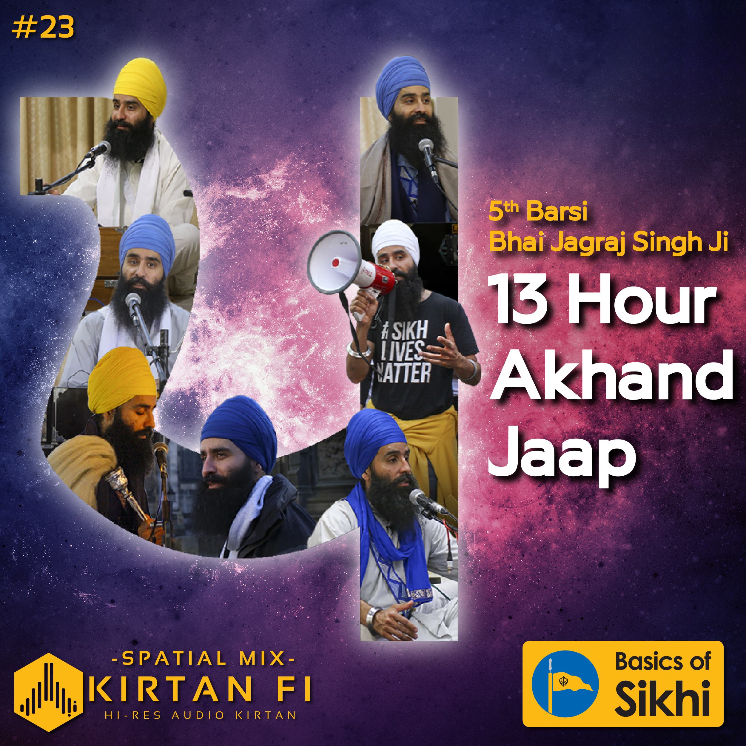 Basics of Sikhi - 5th Barsi - 13 Hour Akhand Jaap 2022 (KF23) - Bhai ...